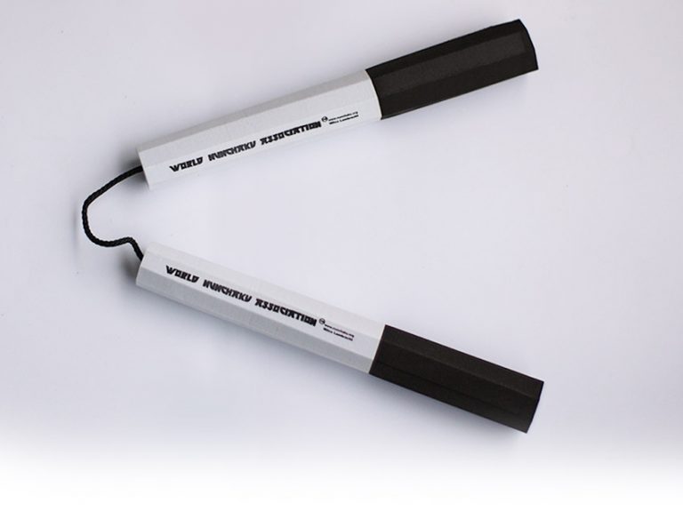 JUNIOR NUNCHAKU TRADITIONAL / WHITE - Nunchaku-shop