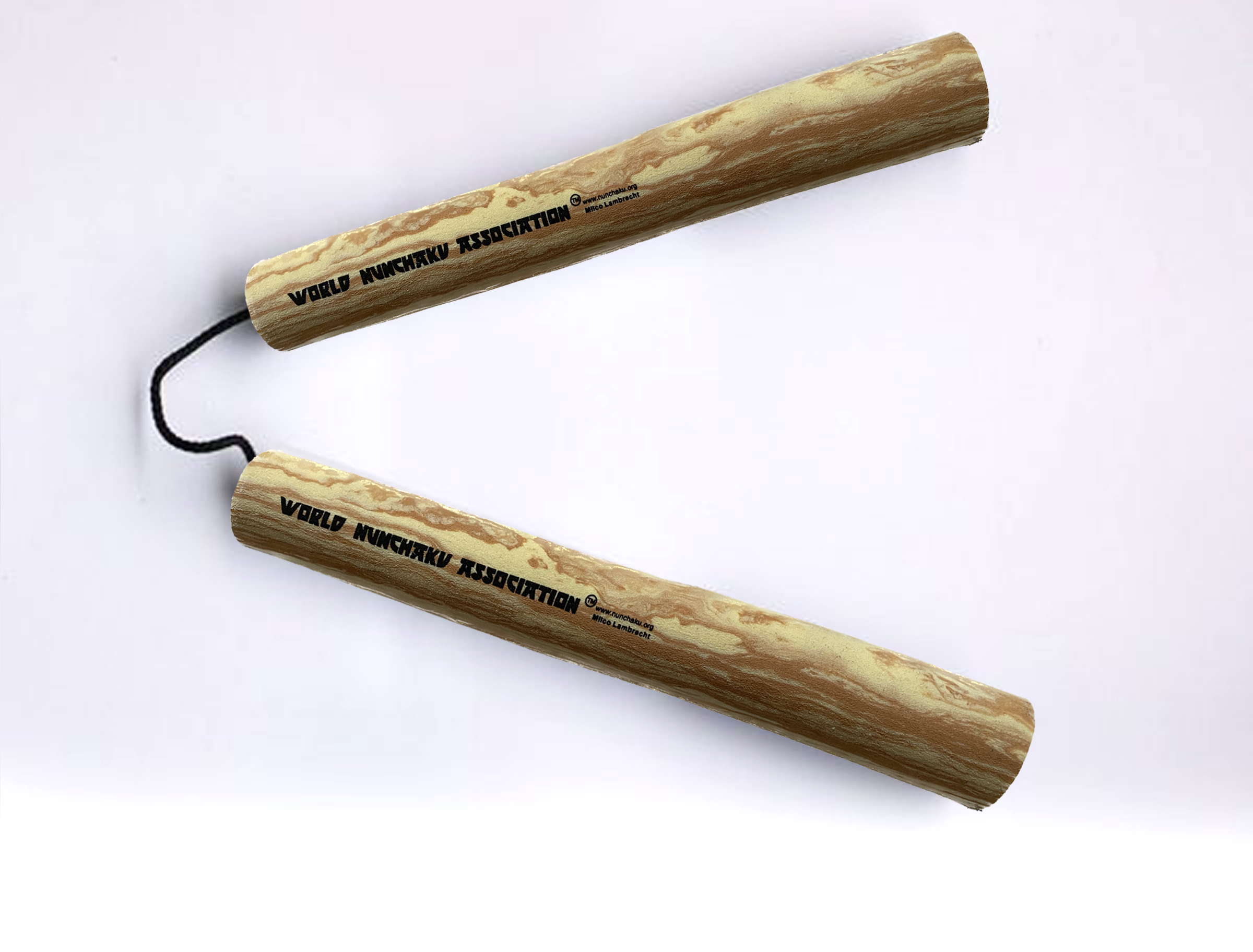 WNA SAFETY NUNCHAKU WOOD TYPE - JUNIOR PROFESSIONAL - Nunchaku-shop
