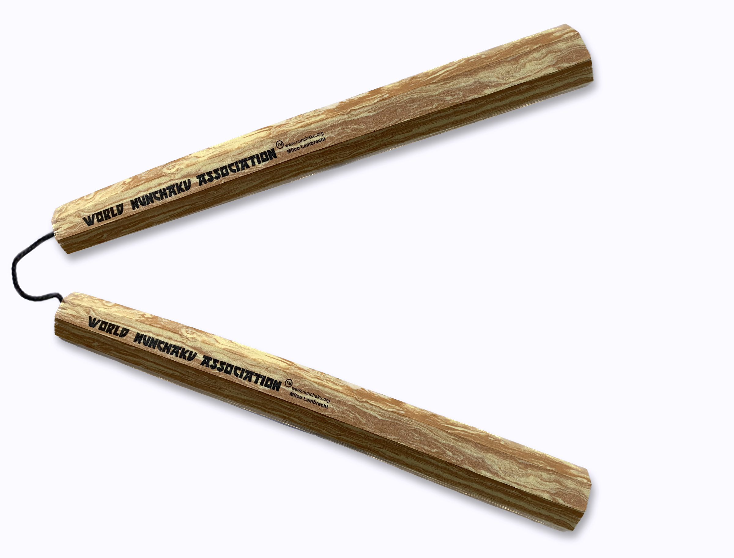 WNA SAFETY NUNCHAKU WOOD TYPE - SENIOR TRADITIONAL - Nunchaku-shop